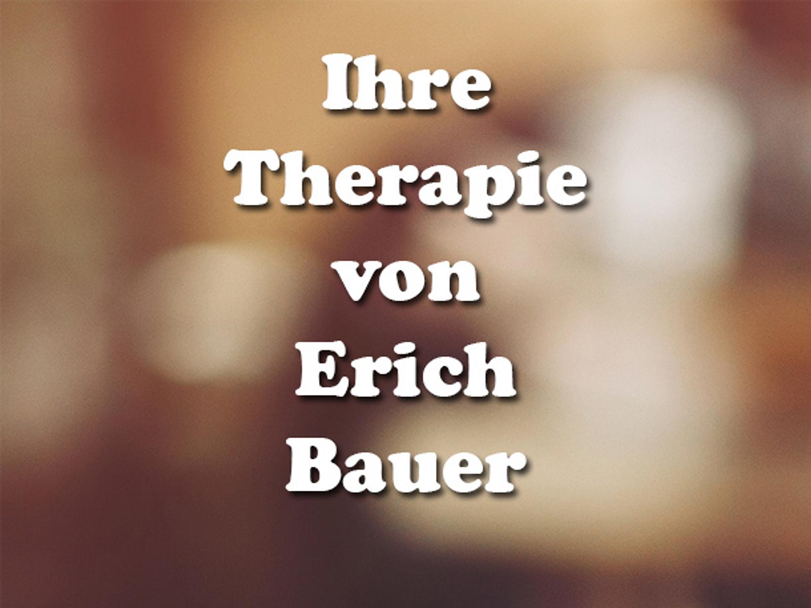 Erich Bauer: Meine Therapie für Sie | Astrowoche