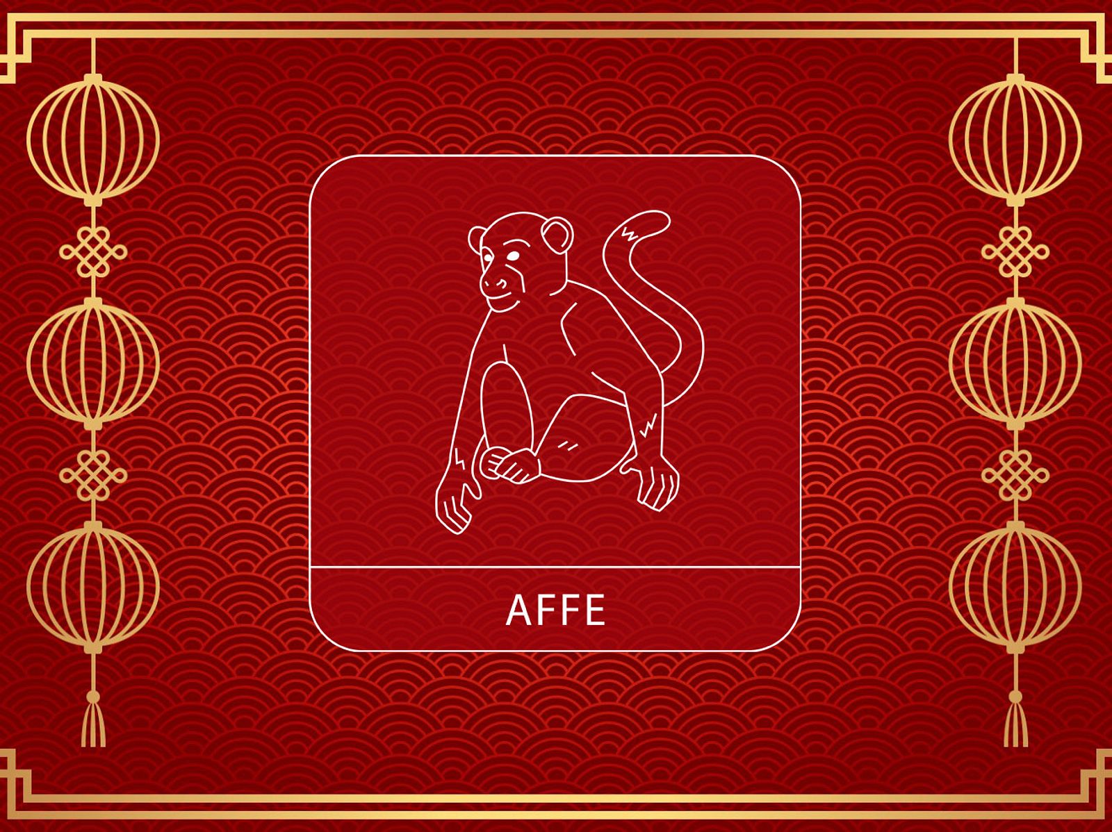 Chinesische Sternzeichen Affe Mann