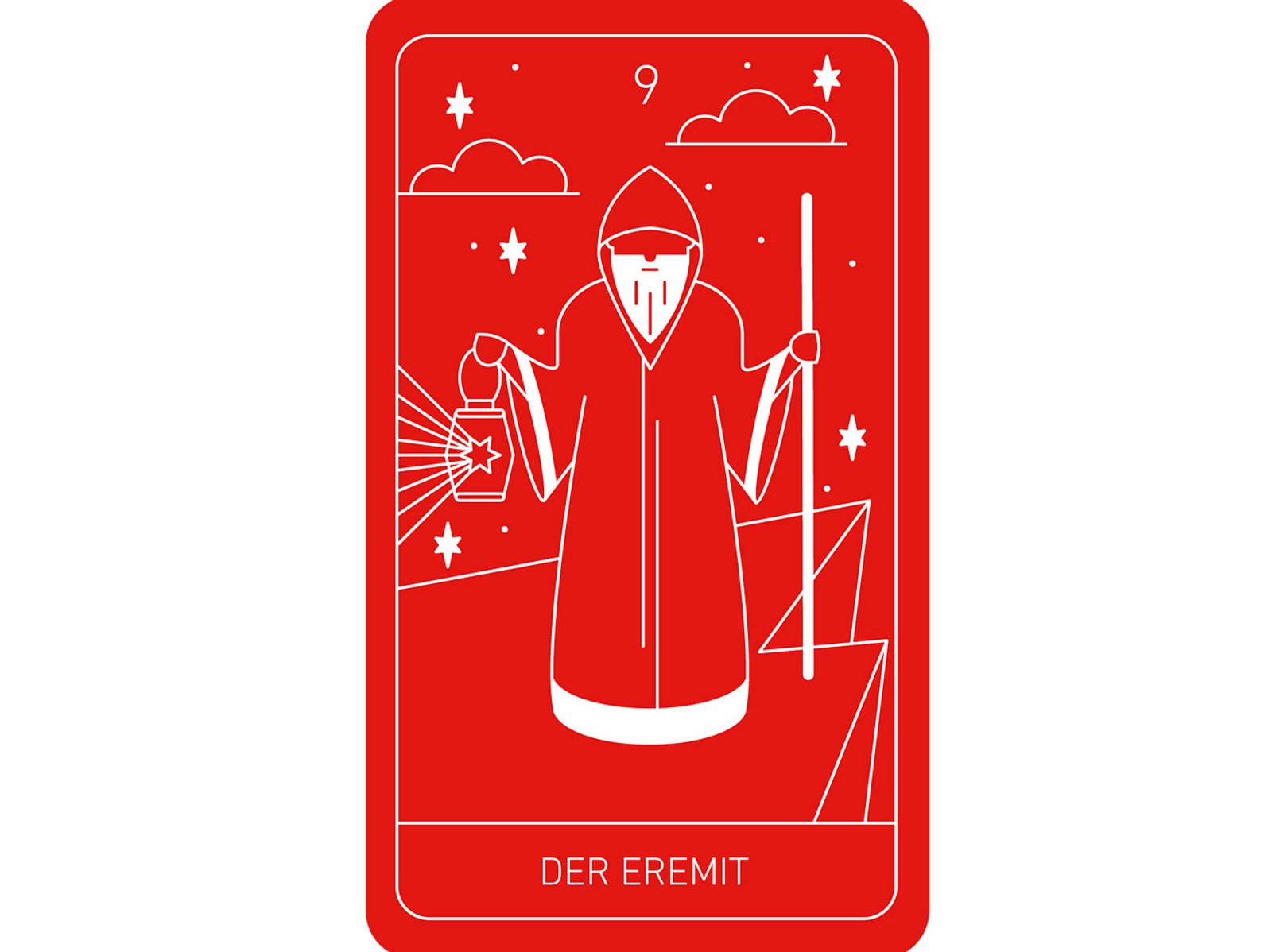 Die Bedeutung der Tarotkarte "Der Eremit" | Astrowoche